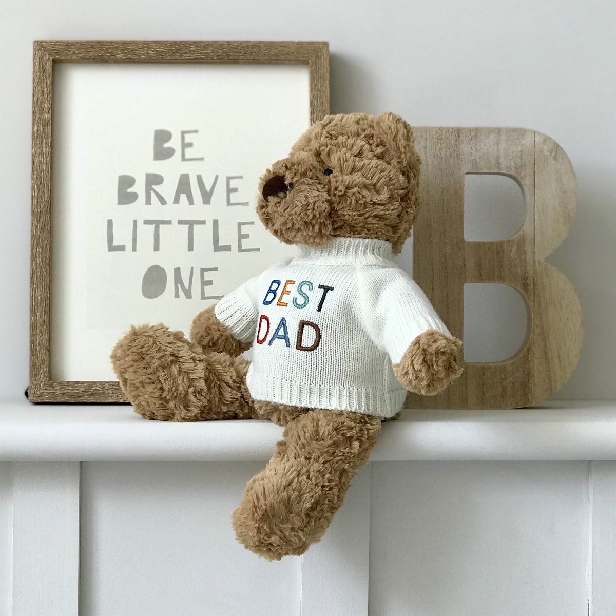 Father's Day Best Dad Jellycat bumbly teddy small soft toy | That's mine