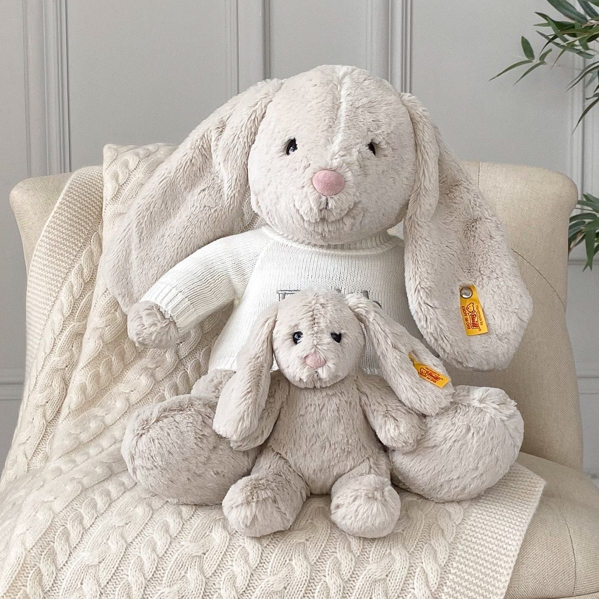 Personalised Steiff hoppie rabbit large soft toy | That's mine