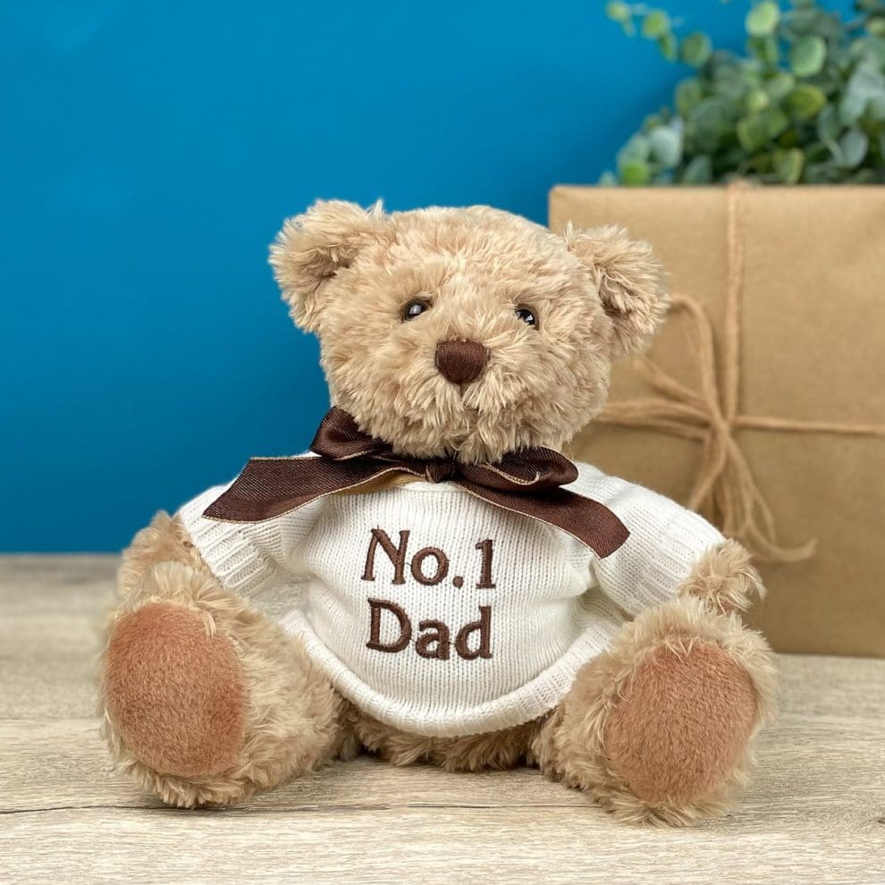Father's Day Keeleco recycled small teddy bear soft toy | That's mine