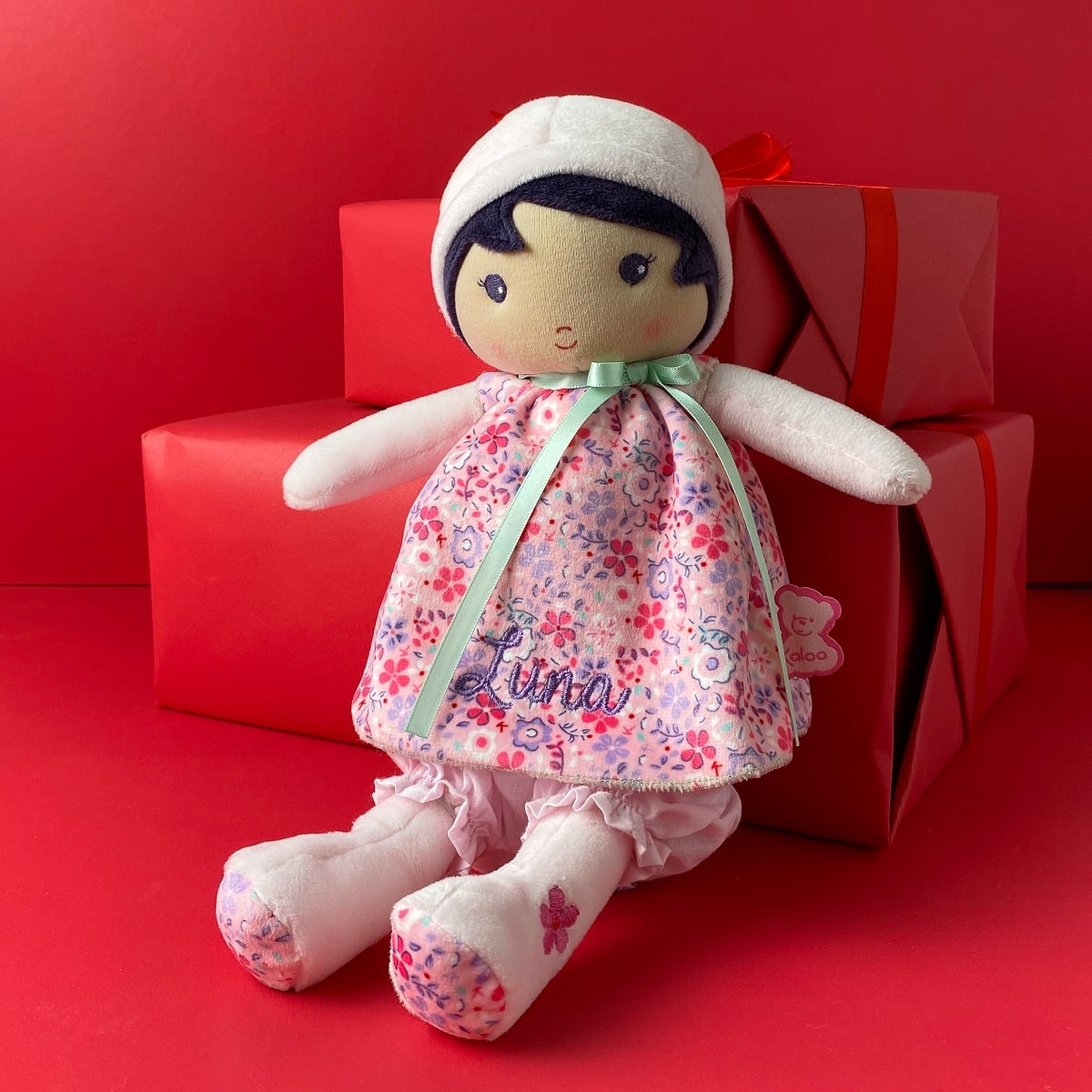 Personalised Kaloo Perle K my first doll large soft toy | That's mine