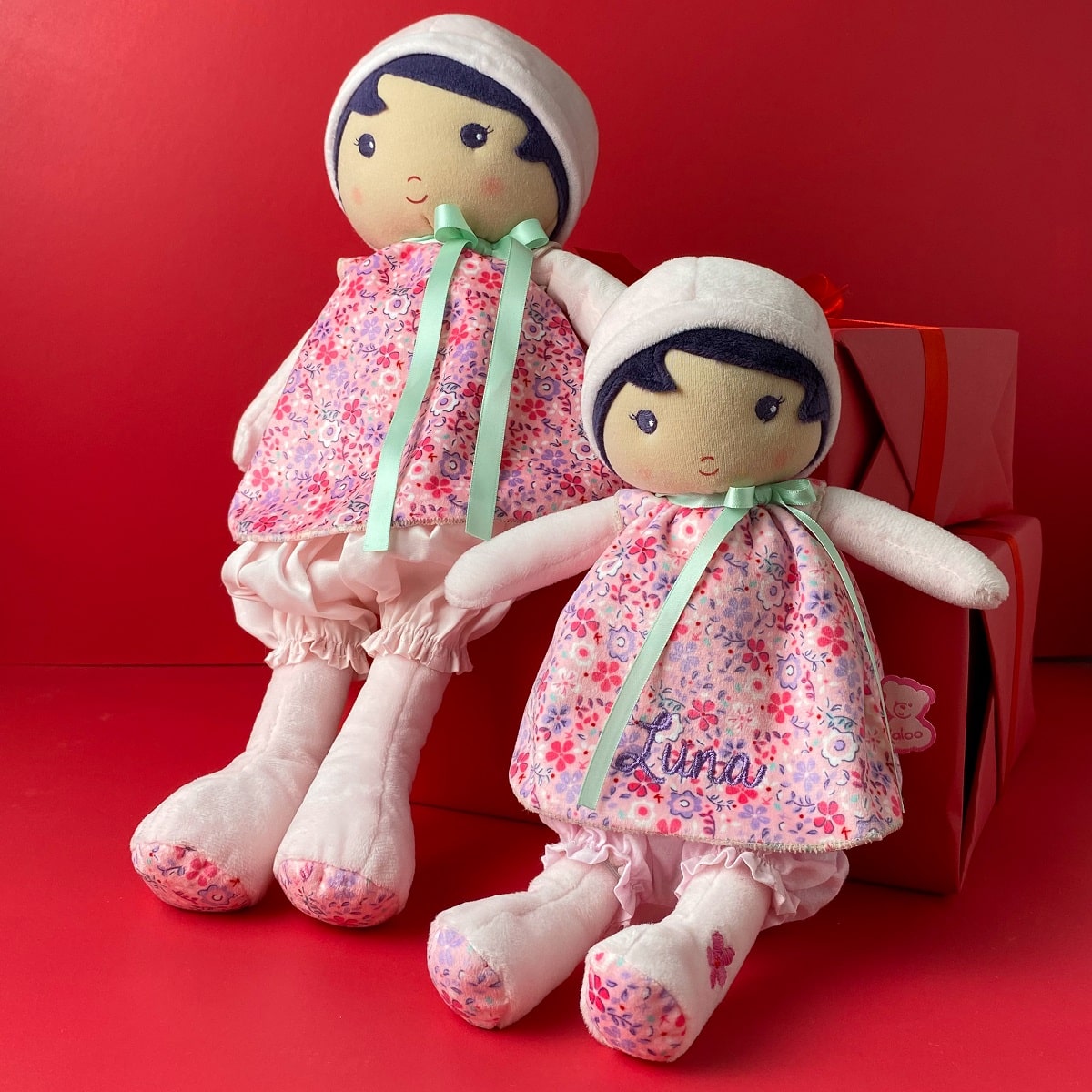 Personalised Kaloo Perle K my first doll large soft toy | That's mine