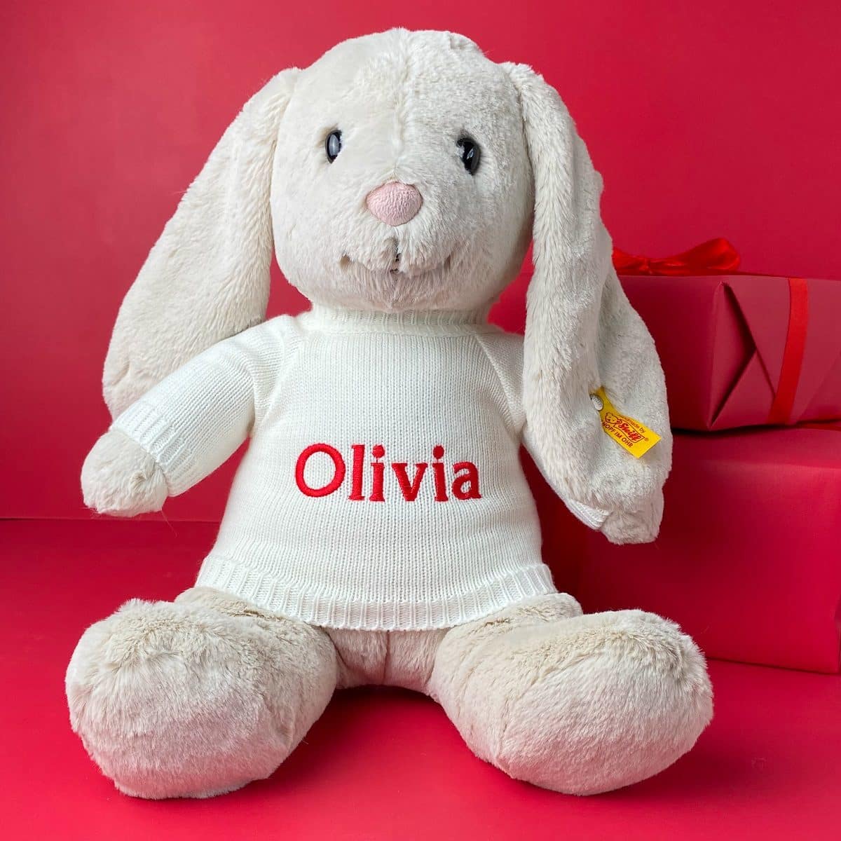 Personalised Steiff hoppie rabbit large soft toy | That's mine