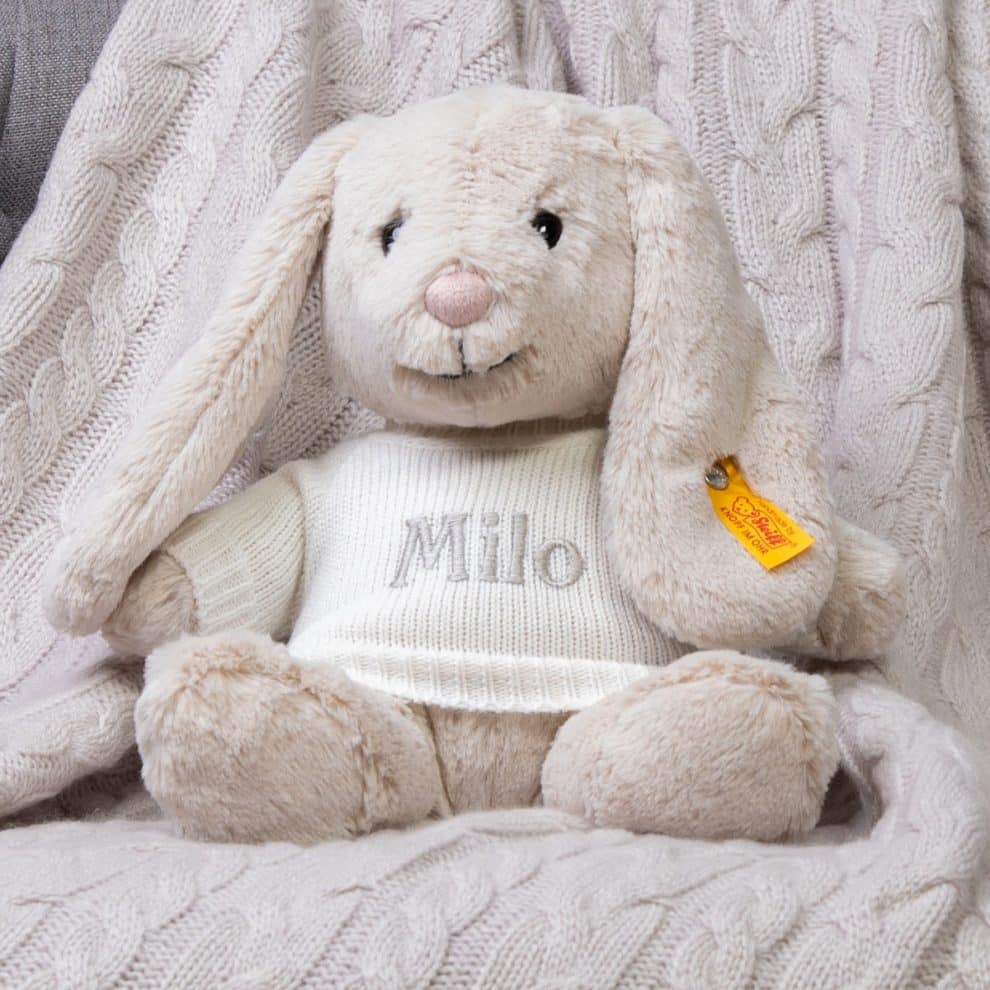 Personalised Steiff hoppie rabbit medium soft toy | That's mine