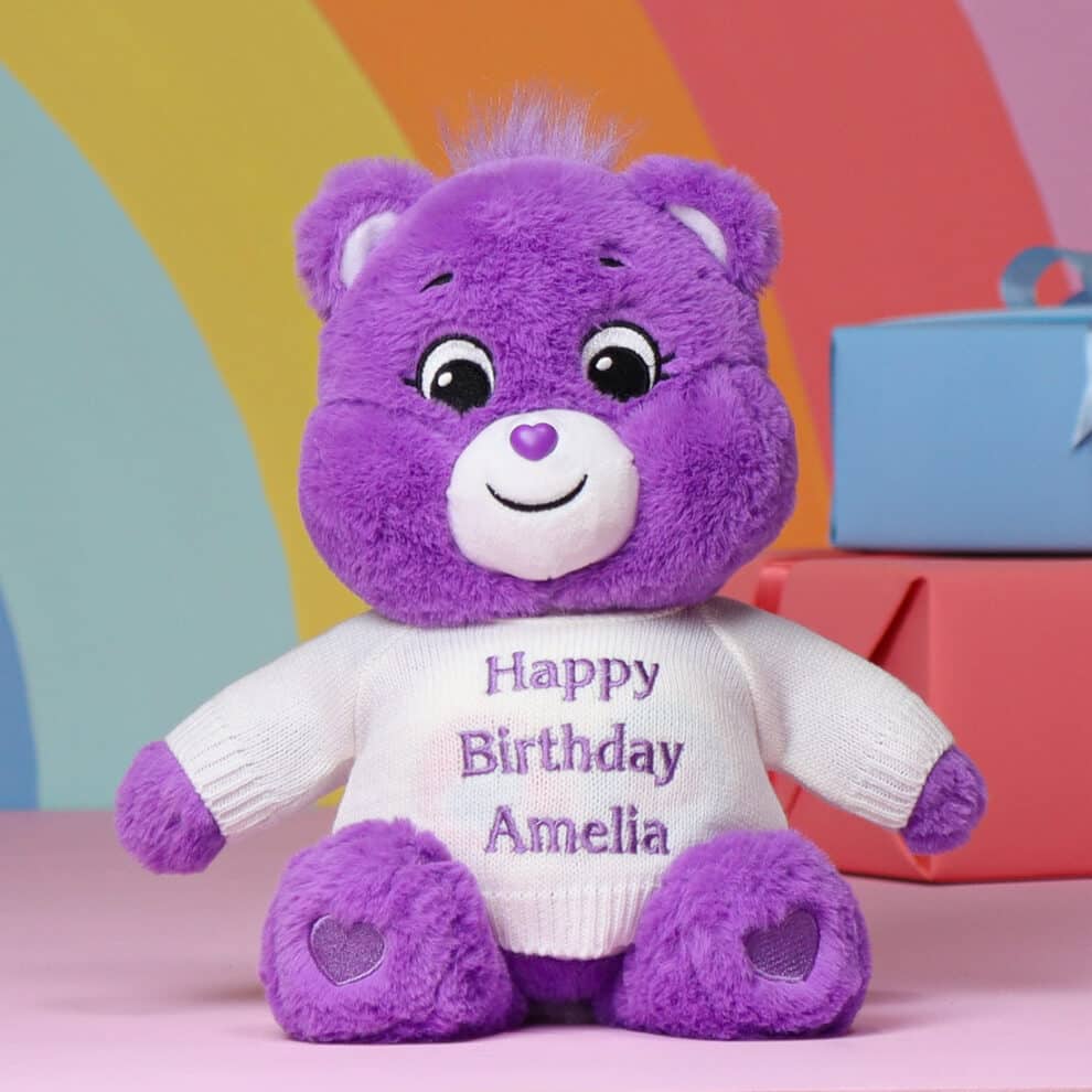 Personalised Care Bears Share Bear Plush Soft Toy | That's mine