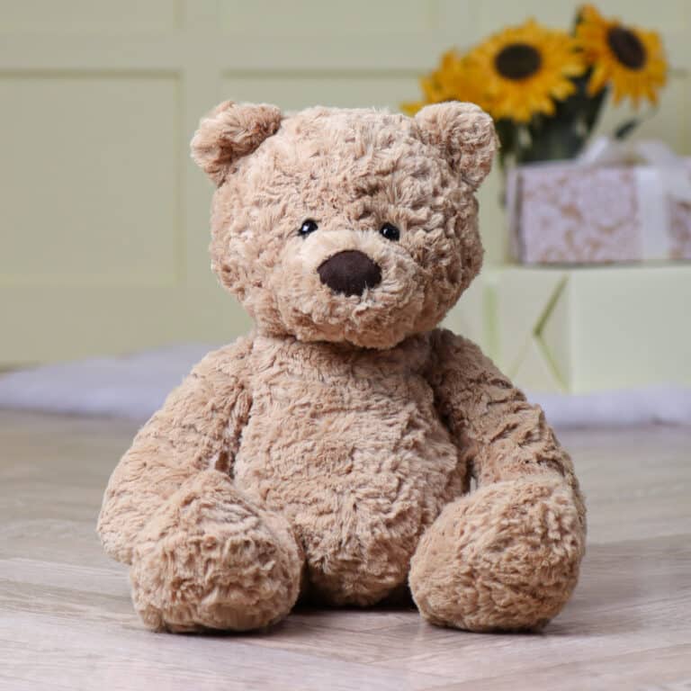 Personalised Jellycat bumbly bear twinning teddies set small and medium