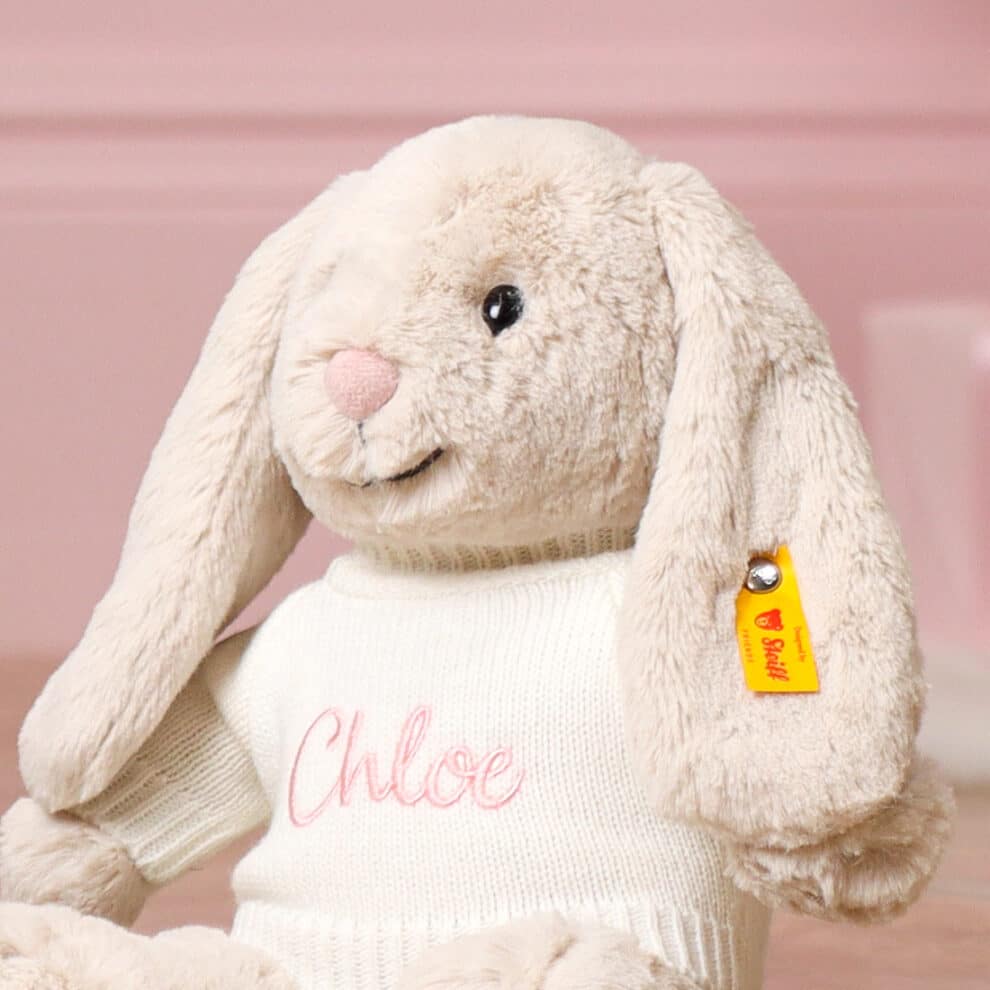 Personalised Steiff hoppie rabbit large soft toy | That's mine