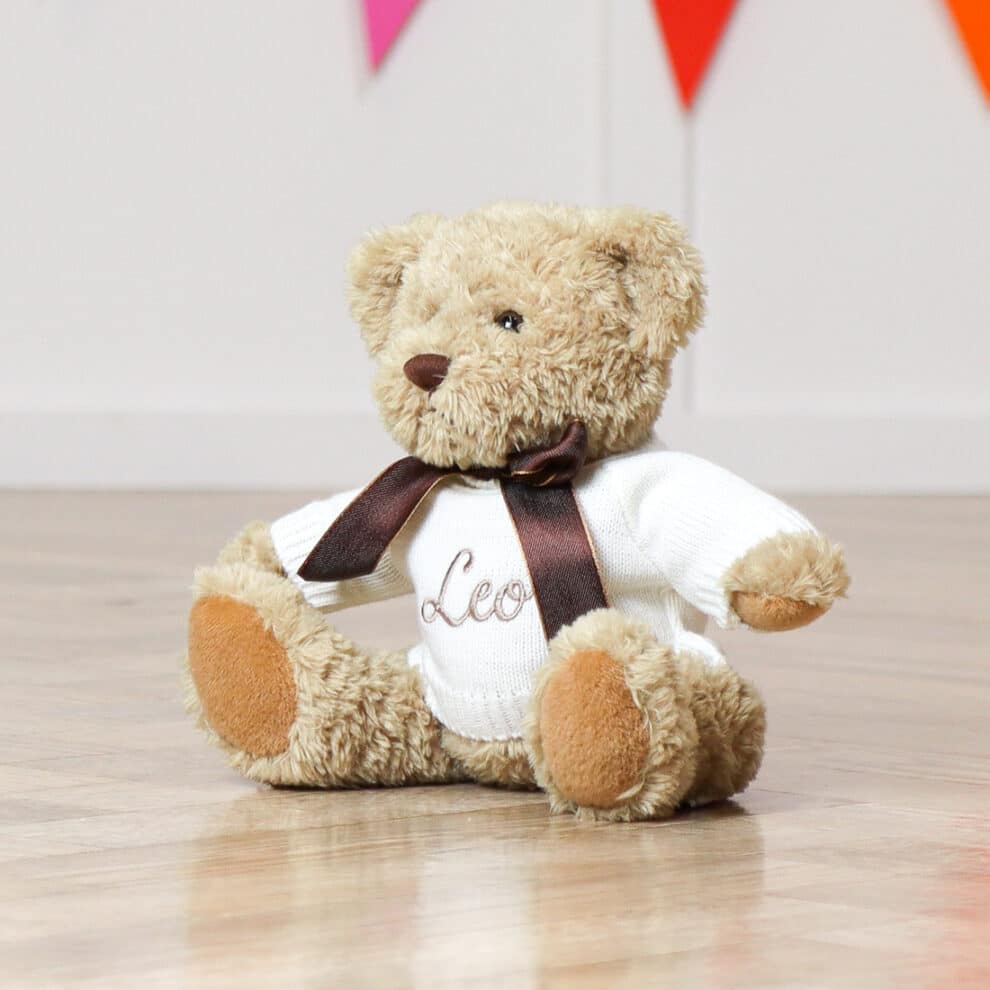 Personalised Keel sherwood bear soft toy in three sizes | That's mine