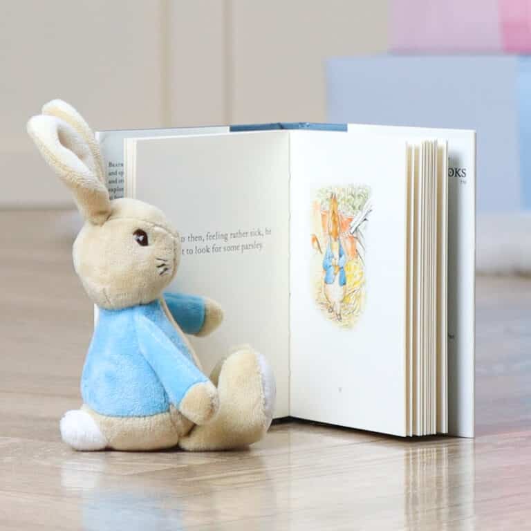 Peter Rabbit soft toy rattle and The tale of Peter Rabbit book | That's ...